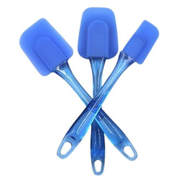 Norpro 3pc Silicone Rubber Spatula Set - Flexible Scraping Spooning ...