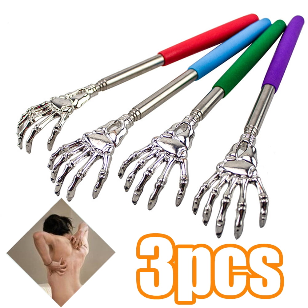 Cheers.US 3Pcs Retractable Long Handled Back Scratcher - Extendable ...