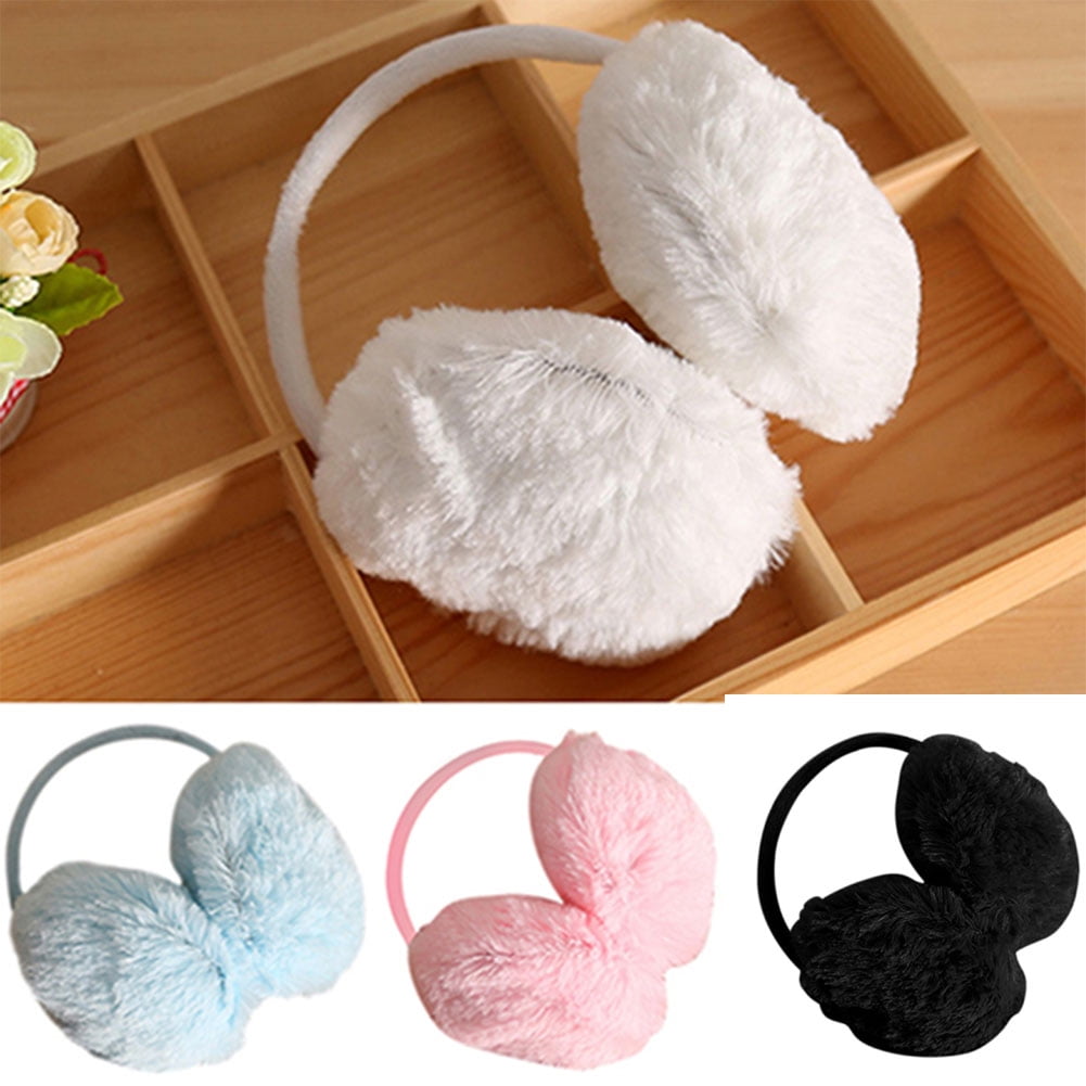 Cheers.US 3Pcs Women Winter Earmuffs Girl Ski Adjustable Ear Covers for ...