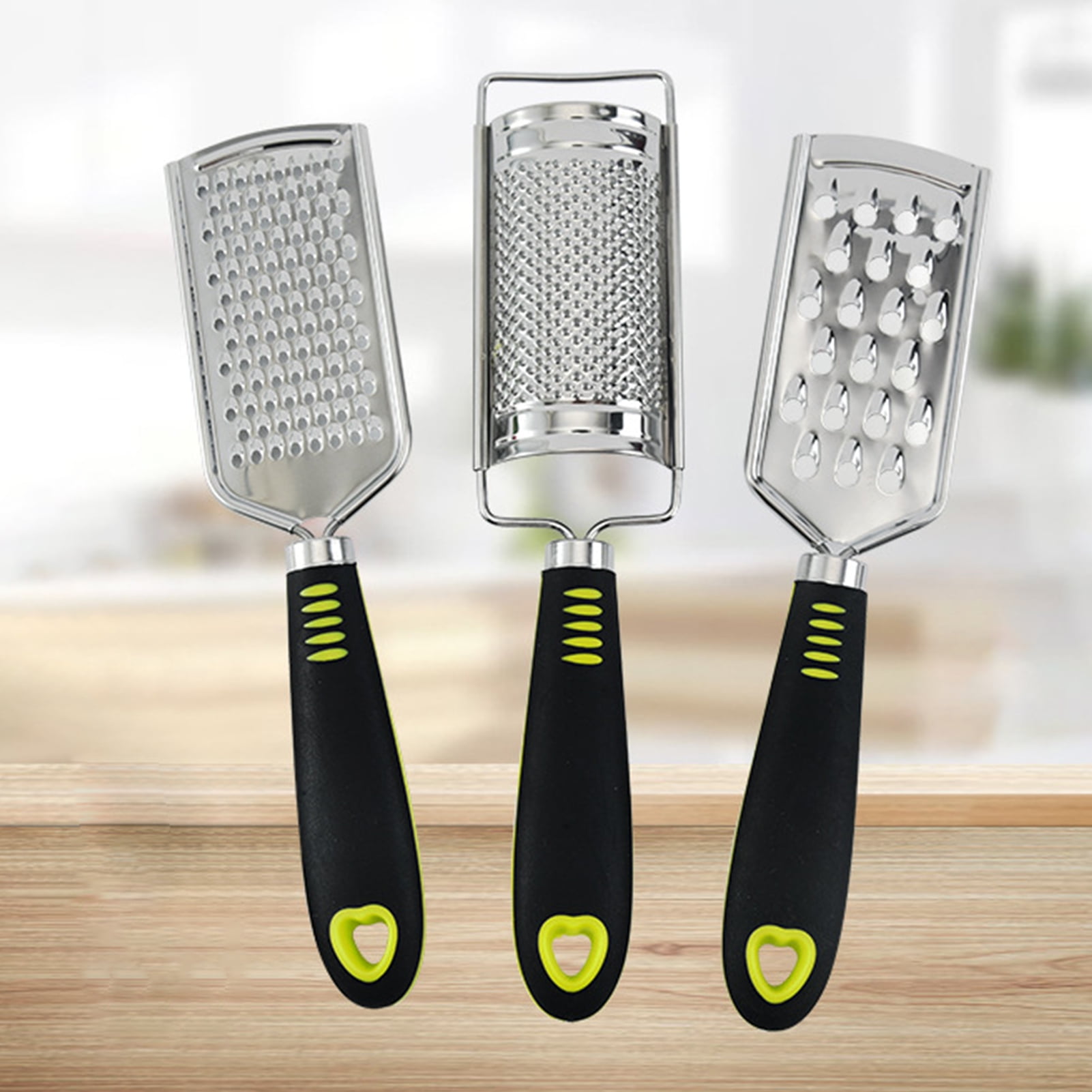 Cheers US 3pcs/set Lemon Zester & Heavy Duty Cheese Grater & Vegetable ...