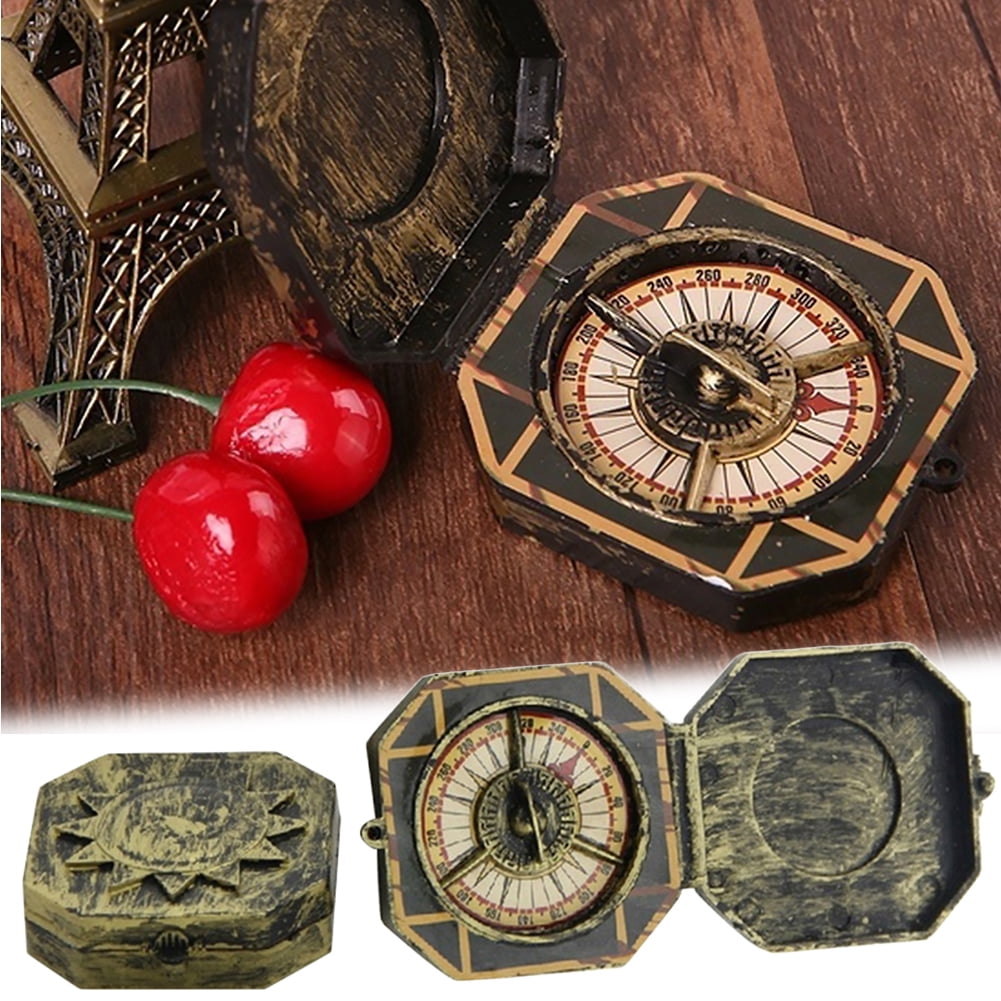 Cheers US 4 6Pcs Halloween Caribbean Pirate Nautical Compass Cosplay ...
