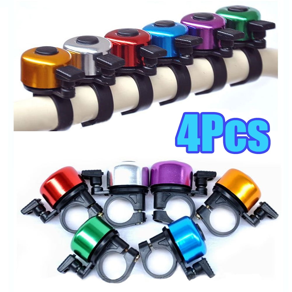Cheers.US 4Pcs Bike Bells Loud Crisp Bicycle Bell Bike Ringer Bell Mini ...