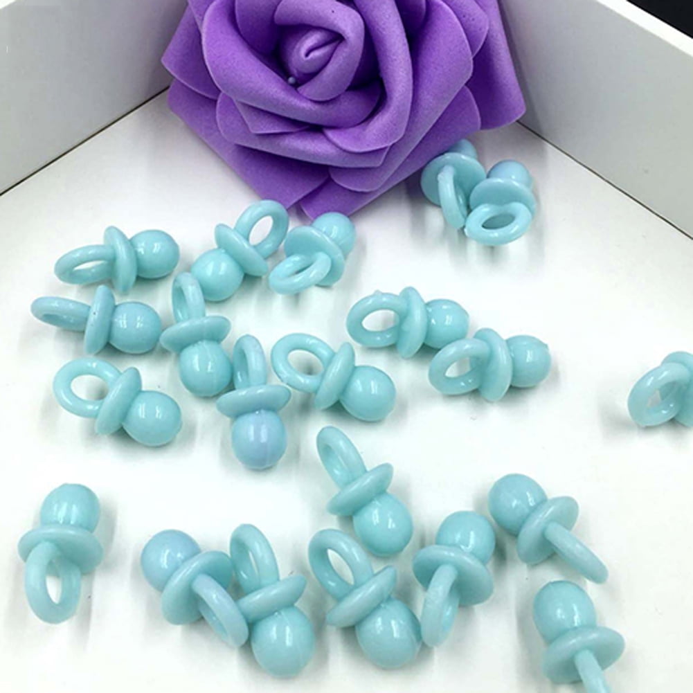 Cheers.US 50 Pcs Mini Acrylic Baby Pacifiers for Baby Shower ...