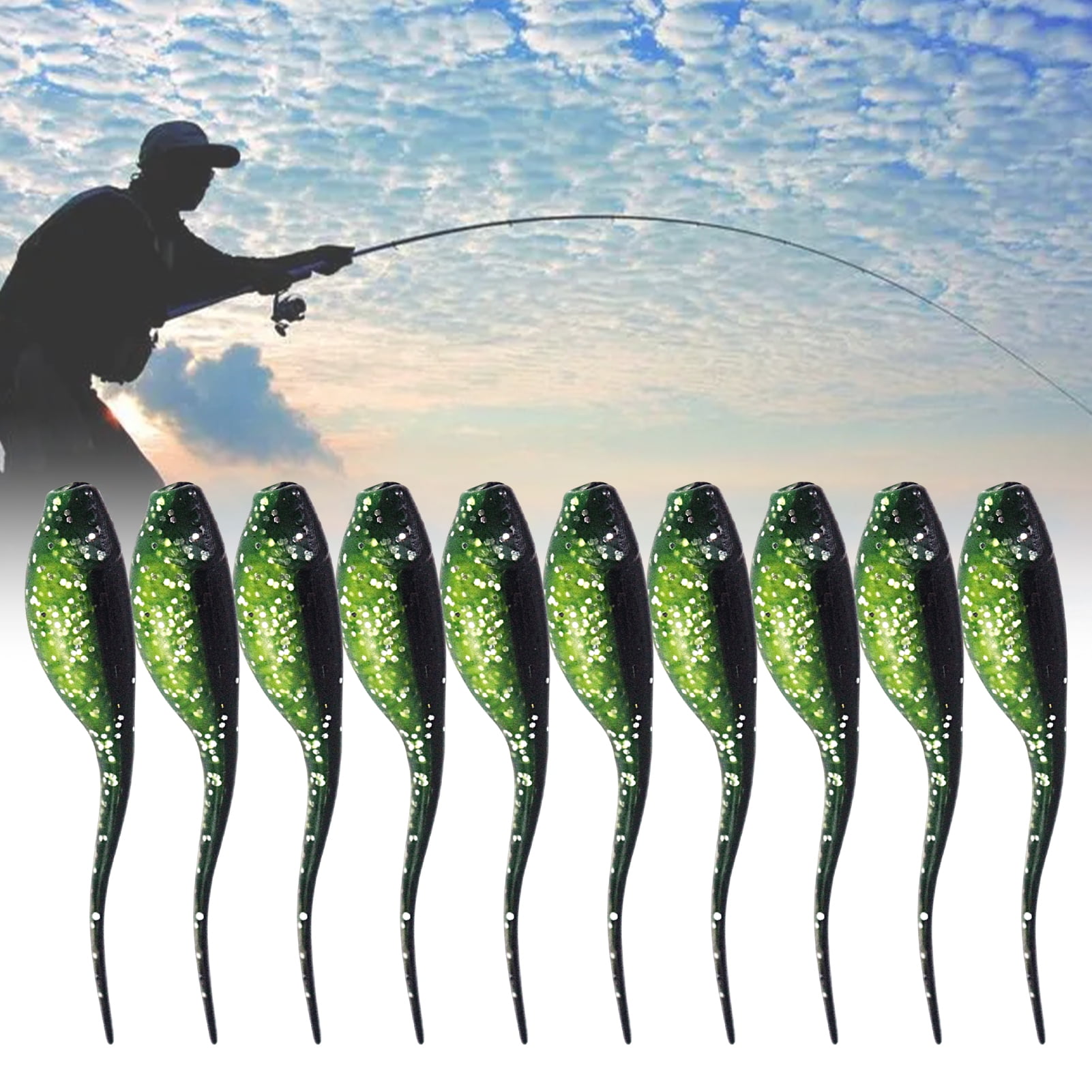 Cheers.US 50Pcs/Set 0.7g/5cm Topwater Lure Bass Trout Fishing Lures Kit ...