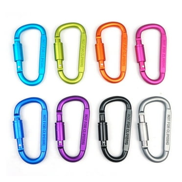 Rongsi Heavy Duty Carabiner Clip (25kn=5600lbs), Multipurpose for ...