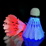 E-Jet Sport LED Badminton Shuttlecocks 4 Pieces, Glow in the Dark ...