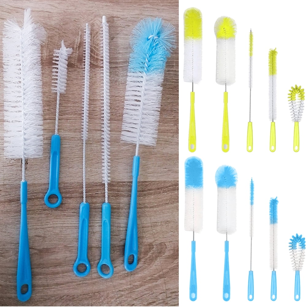 Cheers US 5Pcs Bottle Cleaning Brush Set Long Handle Bottle Cleaner for ...