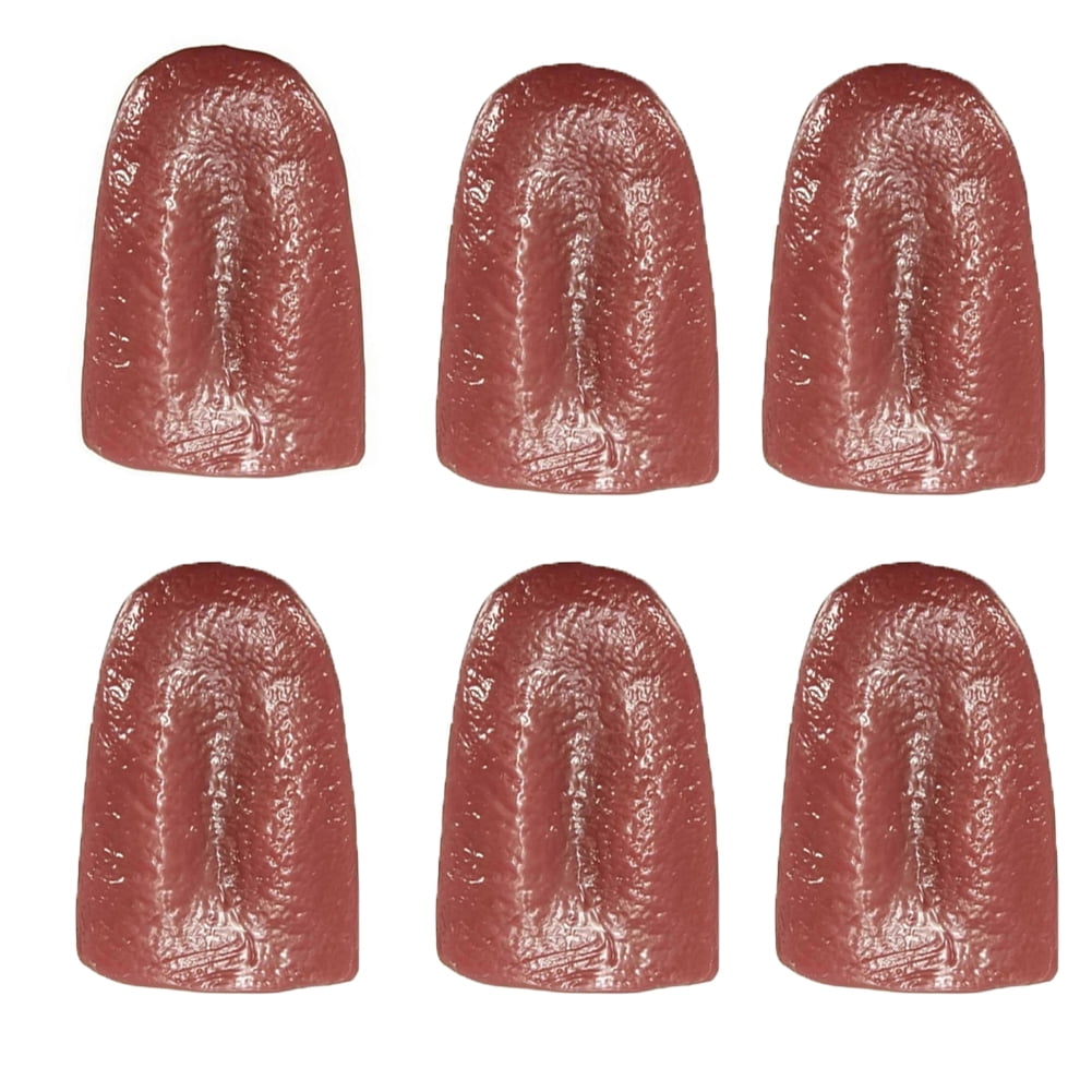 Cheers.US 6Pcs Fake Tongue Realistic False Tongue Prank Tongue Toys ...