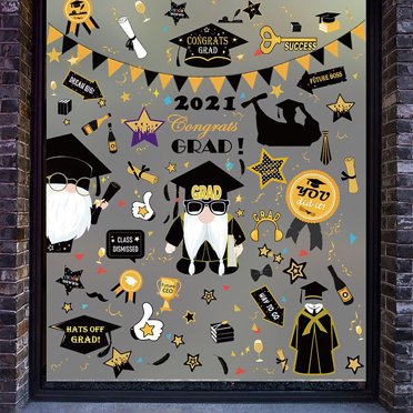 Martha Stewart Modern Festive Window Clings, 12pk - Walmart.com