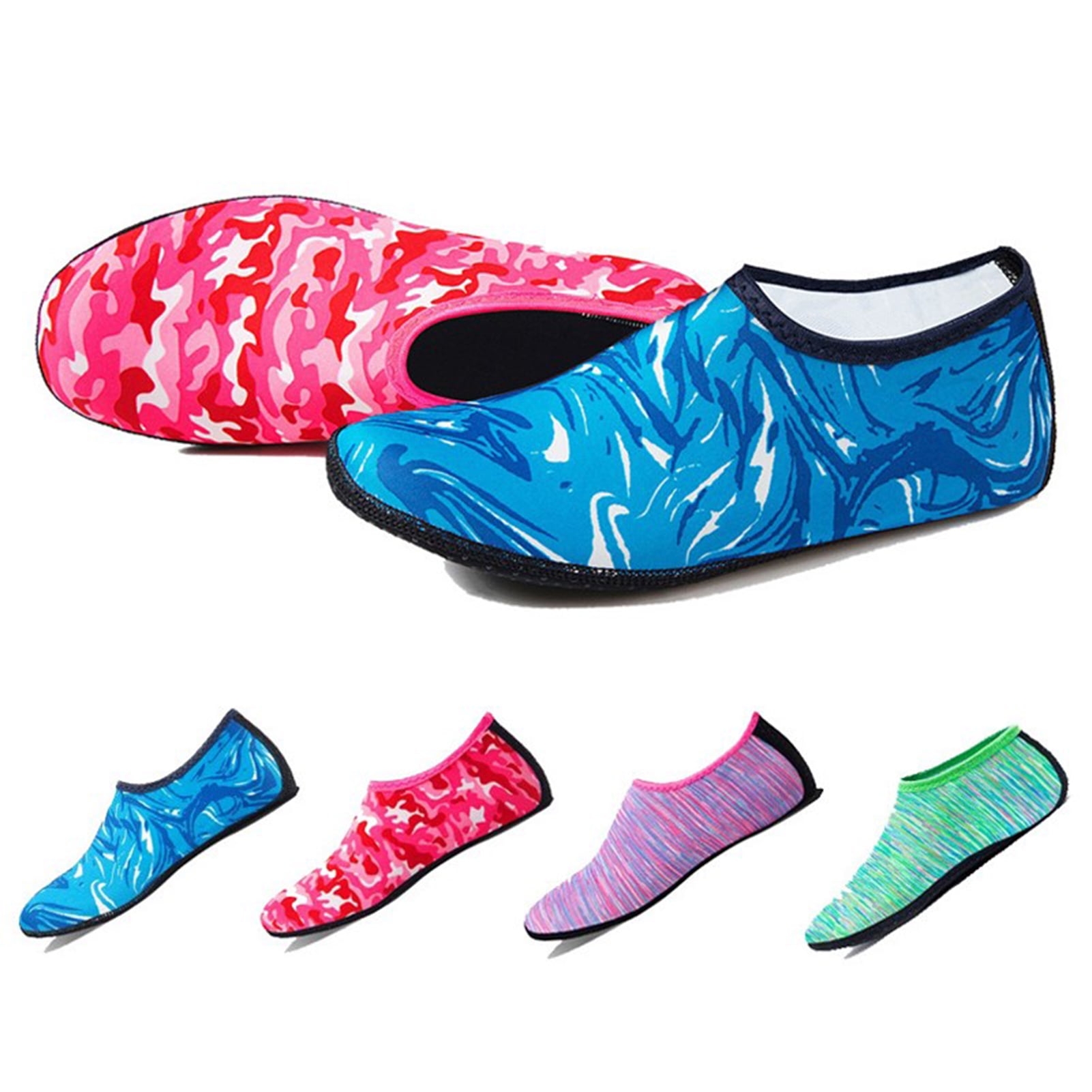 Cheers.US Aqua Socks Women's and Men's Quick Dry Water Shoes for Beach ...