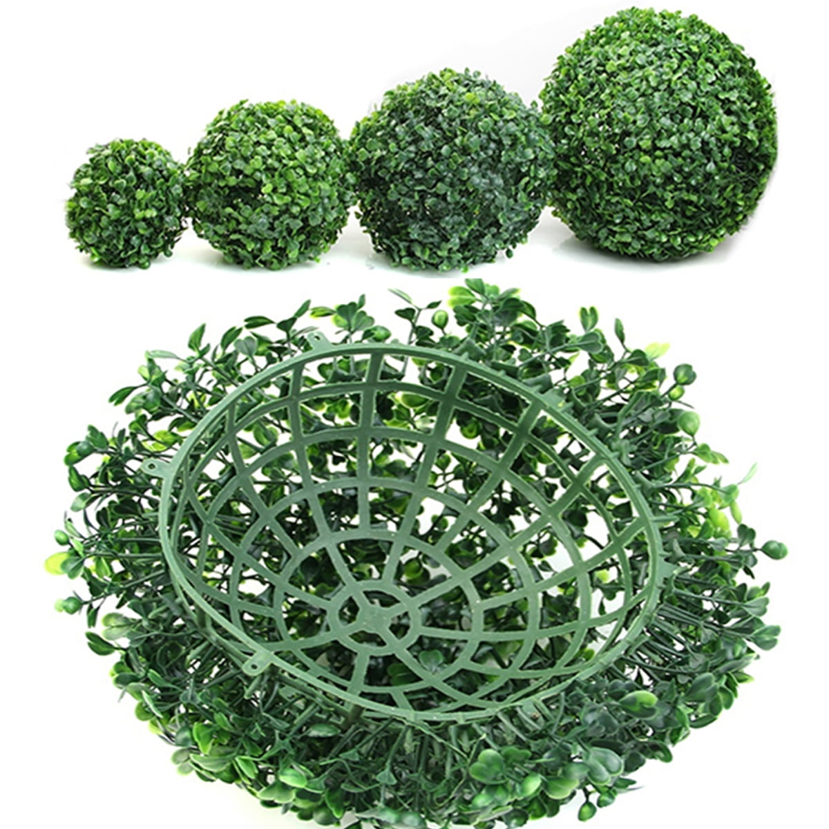 Cheers US Artificial Plant Topiary Ball Faux Boxwood Decorative Balls ...