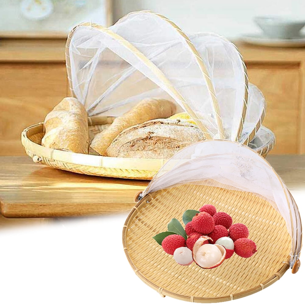 Cheers.US Bamboo Food Serving Tent, Hand-Woven Food Serving Basket ...