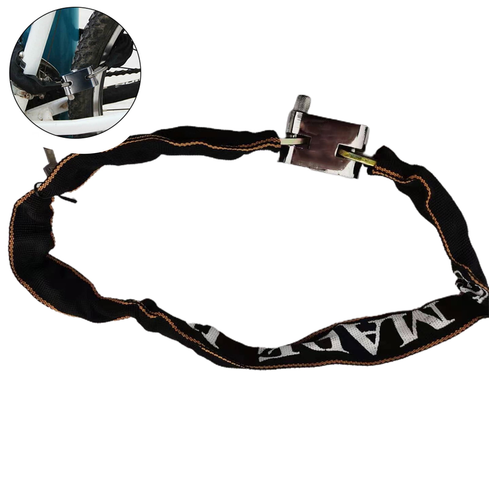 Cheers.US Bike Chain Lock, Security Anti-Theft Bike Lock Chain for Bike ...
