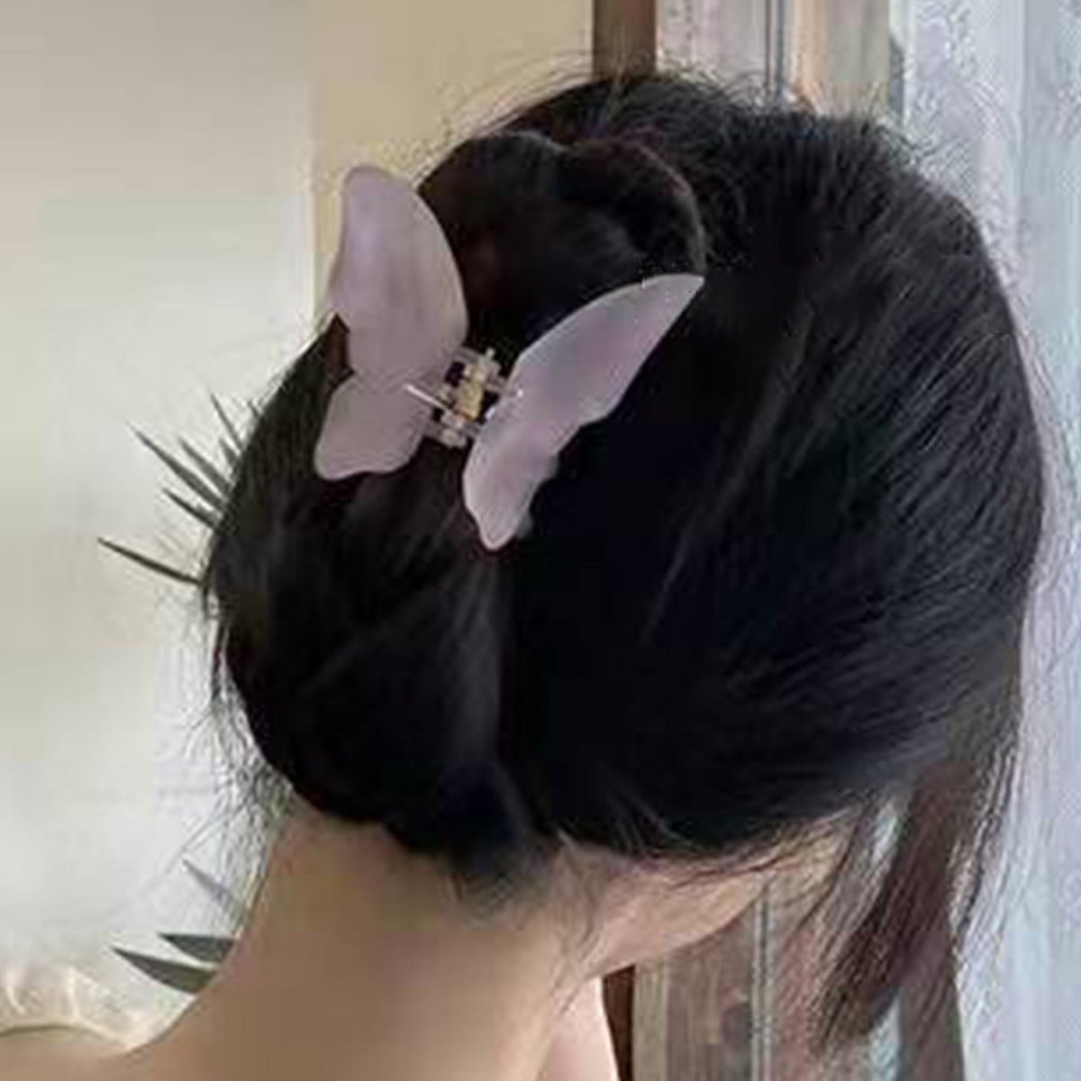 Cheers US Butterfly Hair Claw Clips - Non-slip Hair Jaw Clips Medium ...