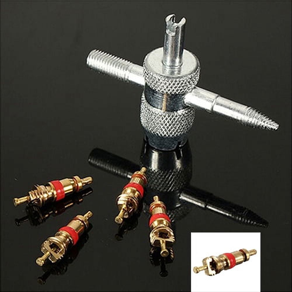 Cheers.US Car Truck Bike 4-Way Tire Valve Repair Tool Tyre Accessory ...