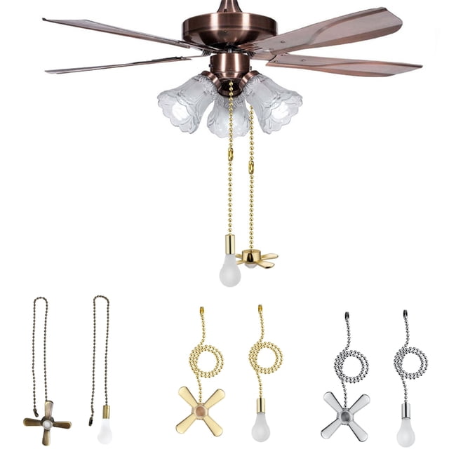 Cheers US Ceiling Fan Pull Chain Set - Fan Pull with Ball Chain ...