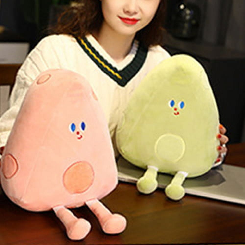 Cheers.US Cheese Plush Toy Comfortable High Elasticity 3D Cake Plush ...