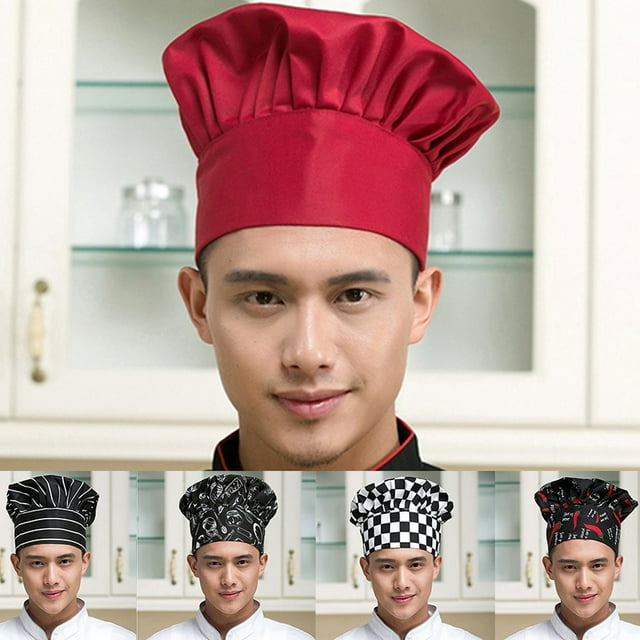 Cheers US Chef Hat, Adult Premium Adjustable Elastic Baker Kitchen ...