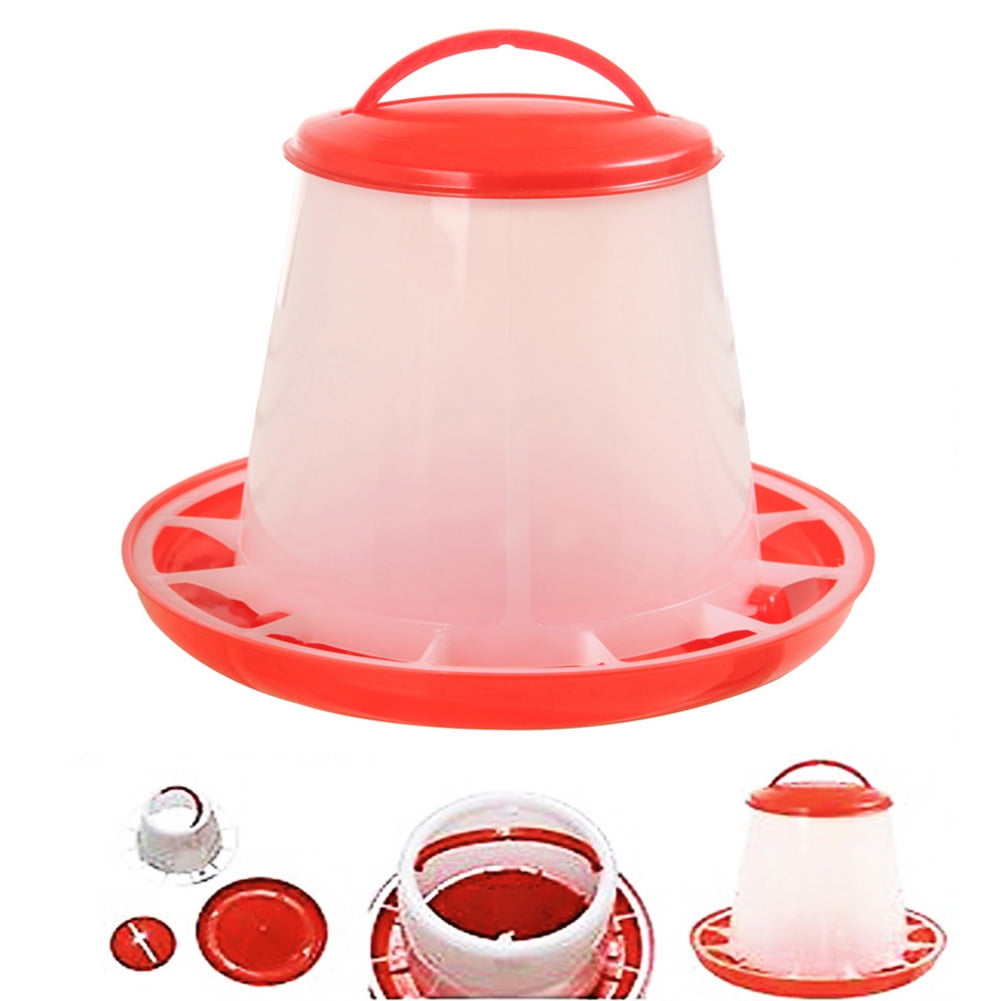 Cheers.US Chicken Automatic Feeder Fowl Poultry Farming Breeding Water ...