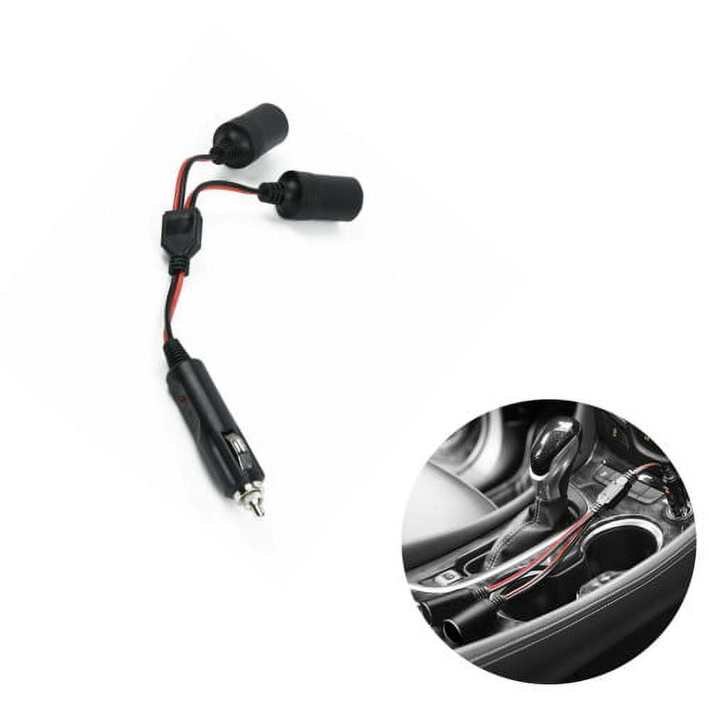 Cheers.US Cigarette Ignitor Extension Cord Universal 12-24V Double ...