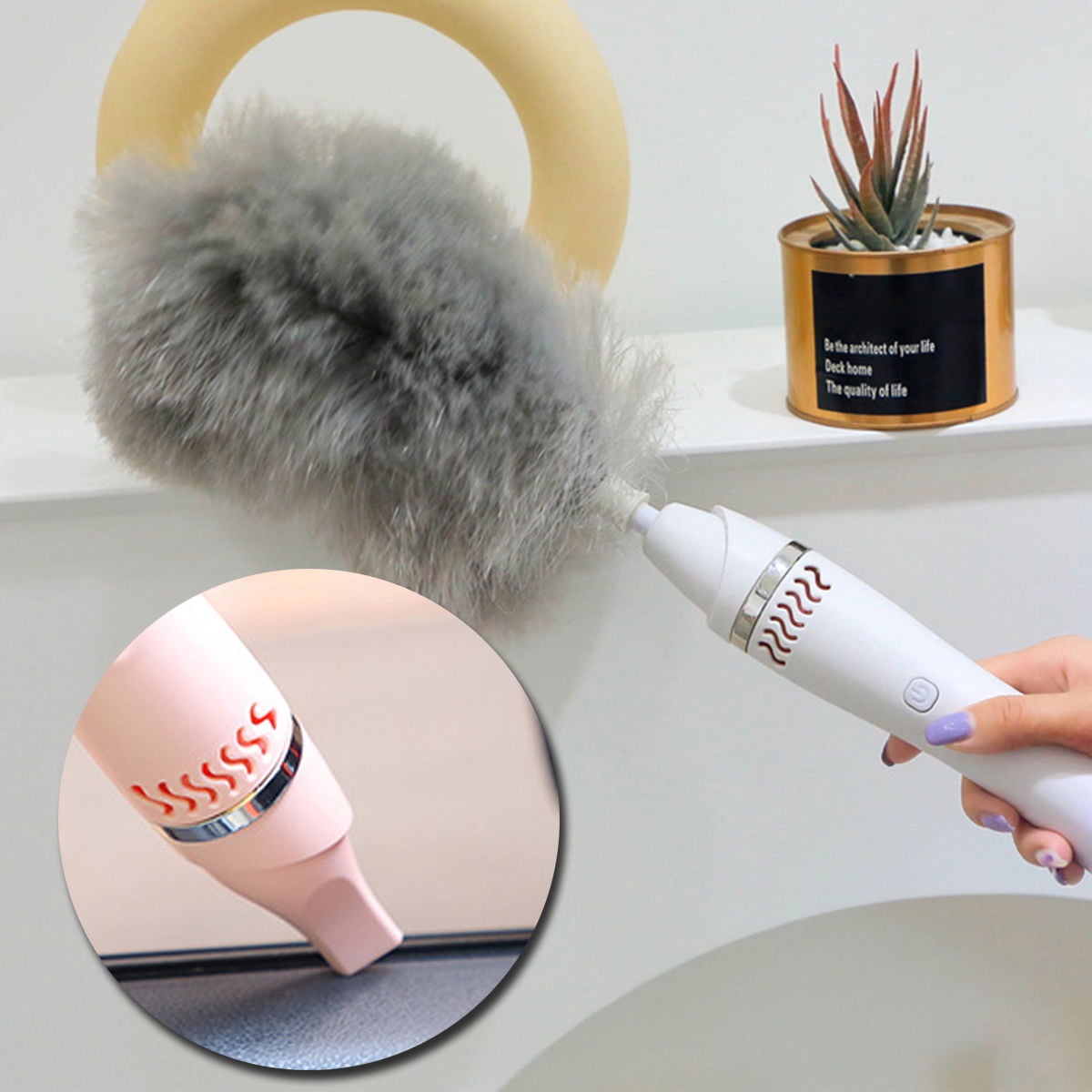 Cheers US Compressed Air Duster & Mini Vacuum Keyboard Cleaner 2-in-1 ...