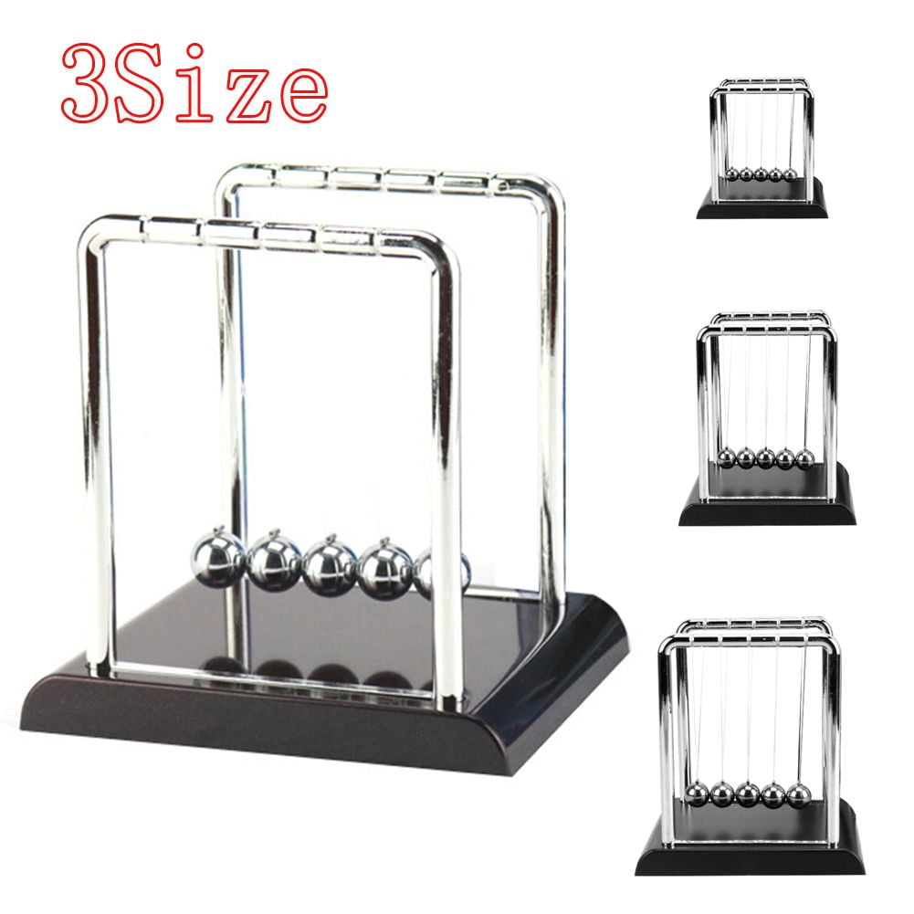 Cheers US Desk Table Decor Metal Pendulum Ball Newton Ball Science ...