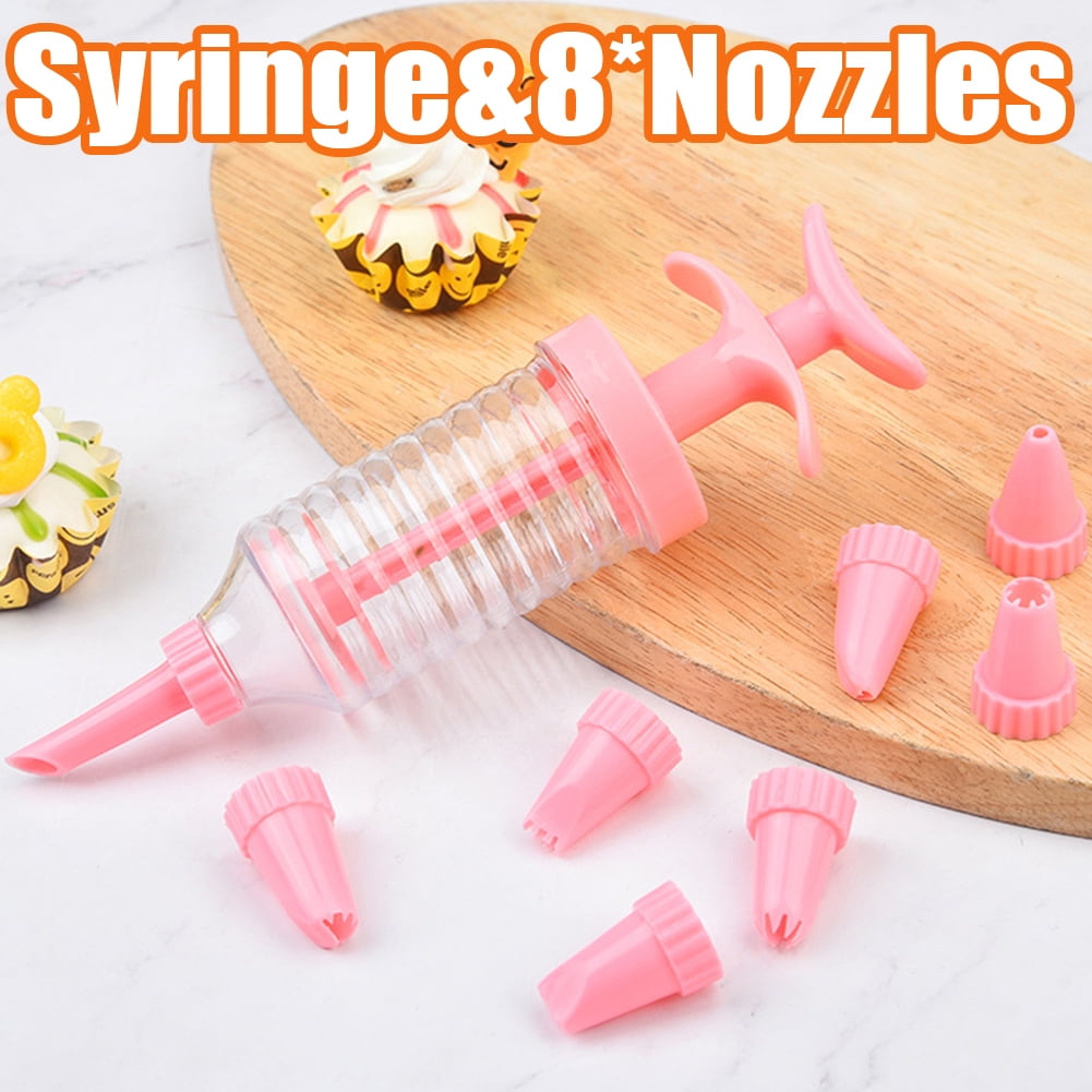 Cheers.US Dessert Decorating Syringe Set, Cupcake Filling Injector with ...