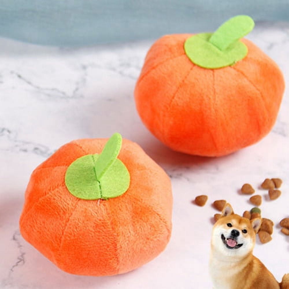 Cheers.US Dog Plush Toy Decorative Relieve Boredom Orange Sounding ...