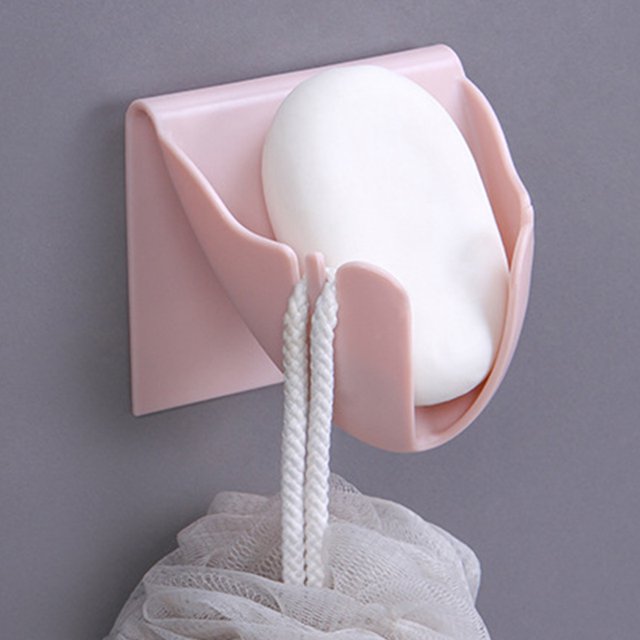 Cheers US Drainage Soap Holder Clear Plastic Shower Soap Holder Wall ...