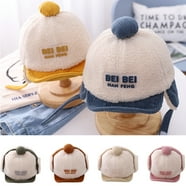 Baby Boys Girls Cute Wool Winter Warm Pilot Caps Toddler Earflap Beanie ...