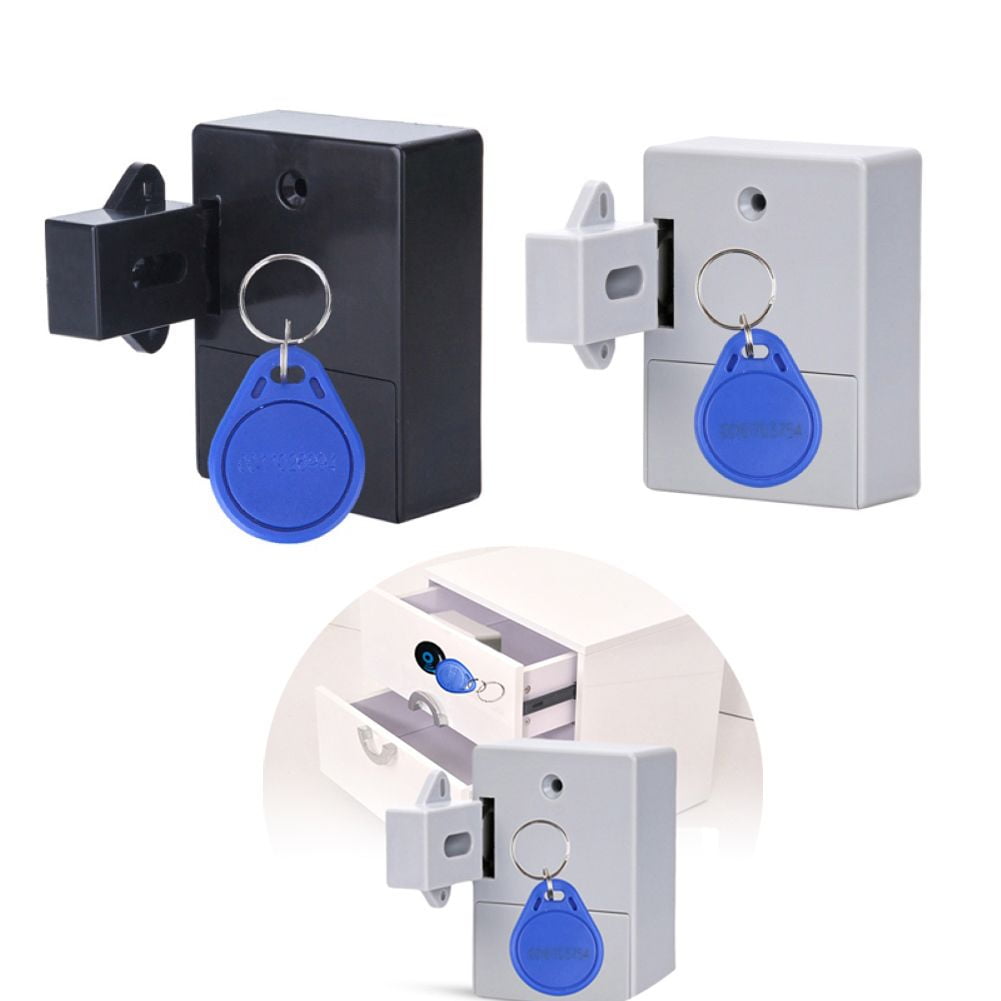 Cheers.US Electronic Cabinet Lock, Hidden RFID Lock with for Wooden ...