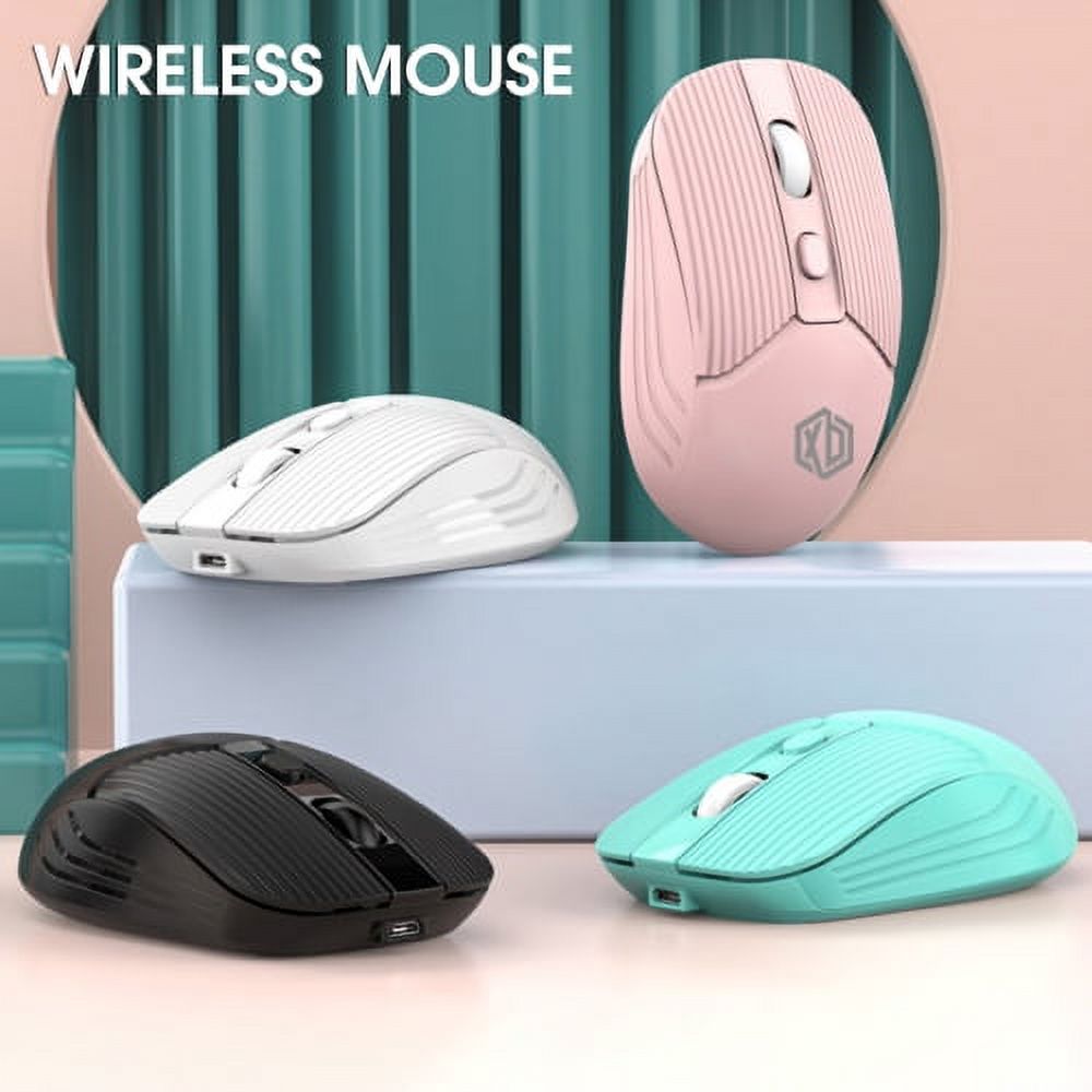 Cheers.US F4 Wireless Mouse Rechargeable High Precision Universal Dual ...