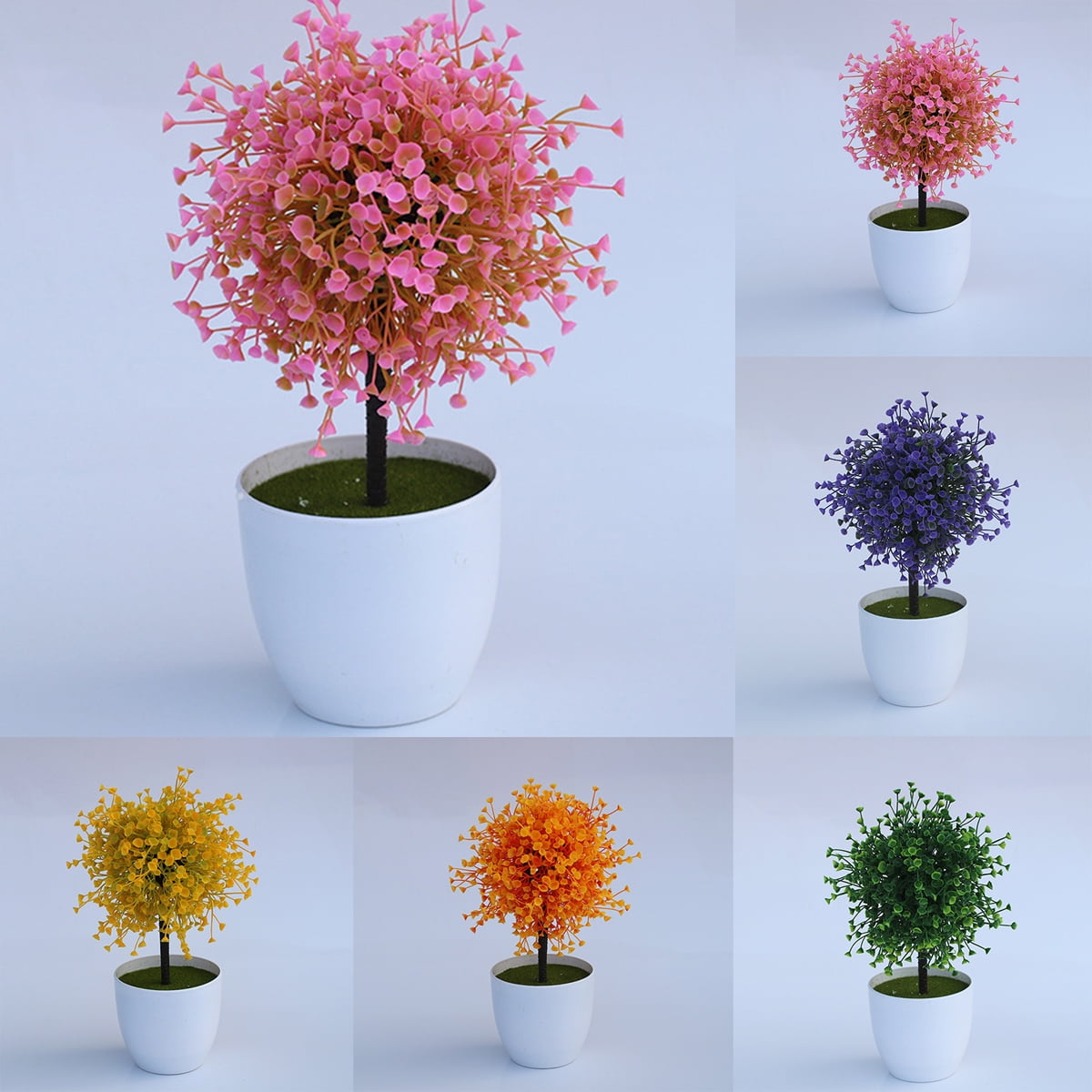 Cheers US Fake Plants, Small Potted Plants, Mini Artificial Small ...