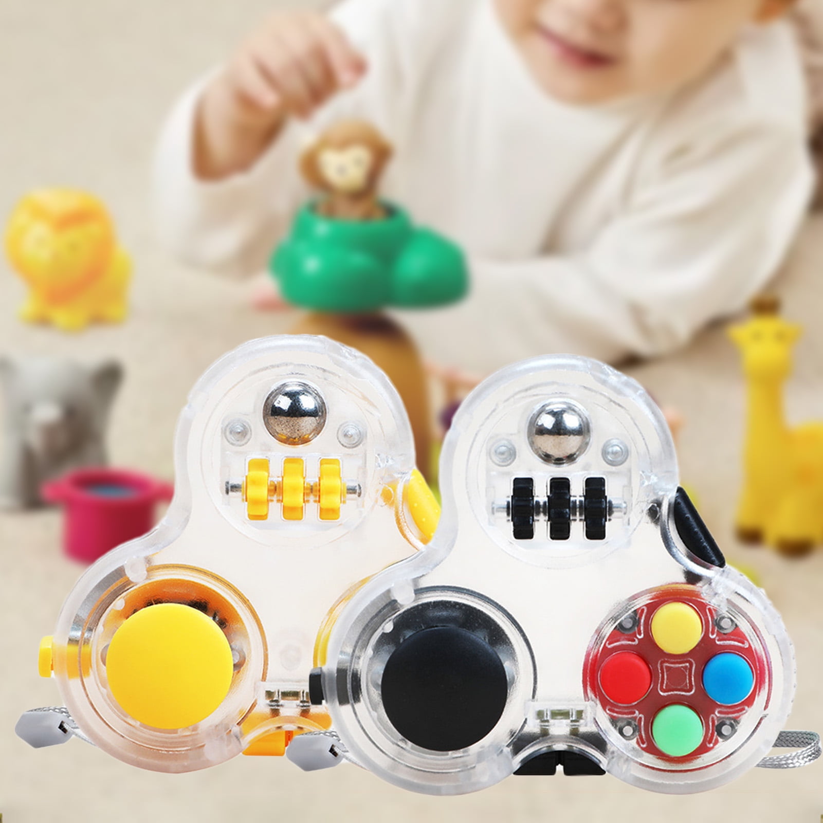 Cheers US Fidget Pad Fun Features, Handheld Fidget Retro Controller ...