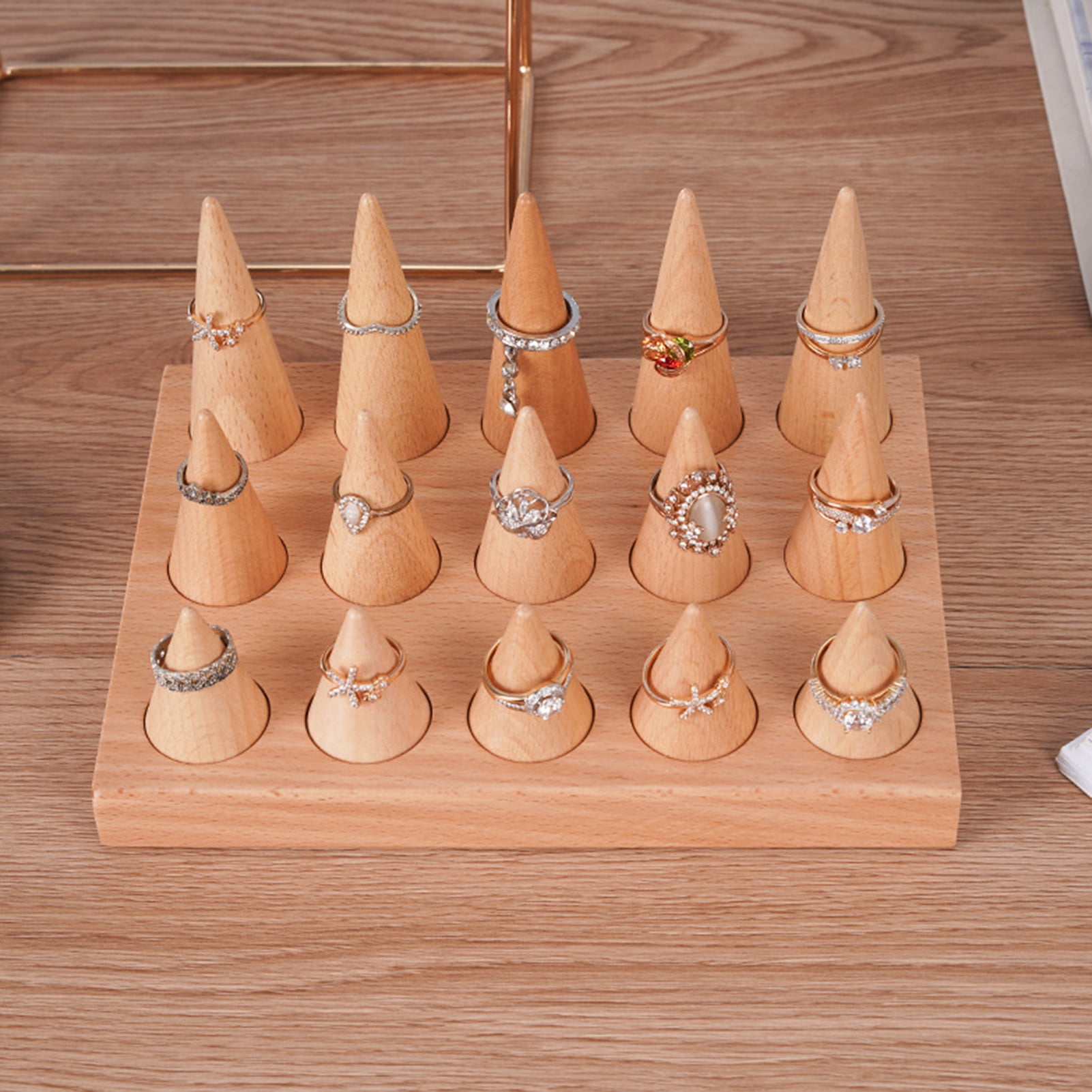 Cheers US Finger Ring Stand Jewelry Display Holder Showcase Display ...