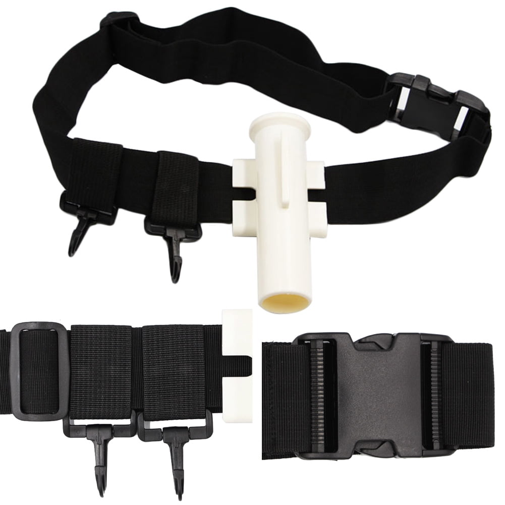 Cheers.US Fishing Belt Fishing Rod Holder Adjustable Padded Fishing ...