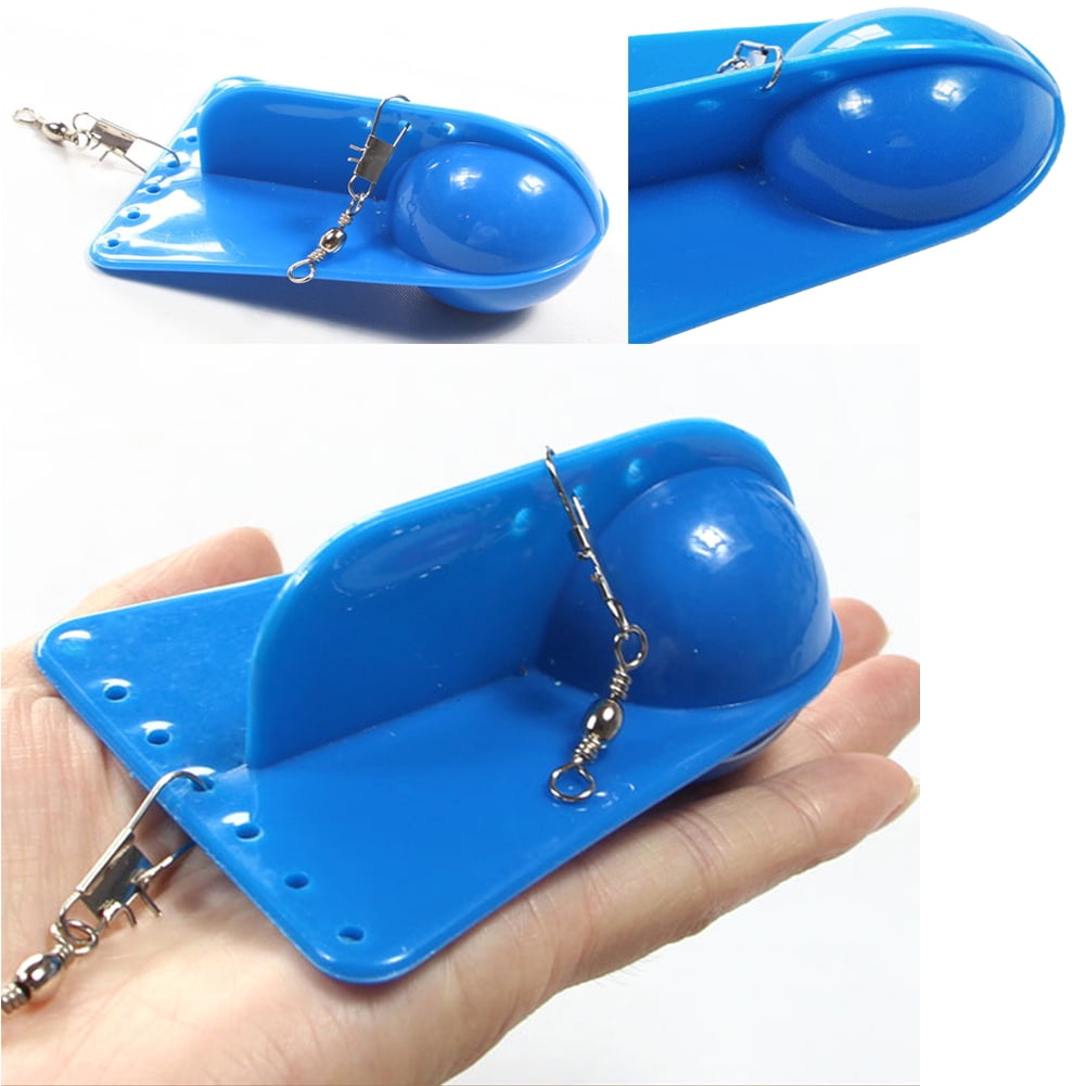 Cheers.US Fishing Trolling Diving Plate Portable Plastic Deep Sea ...
