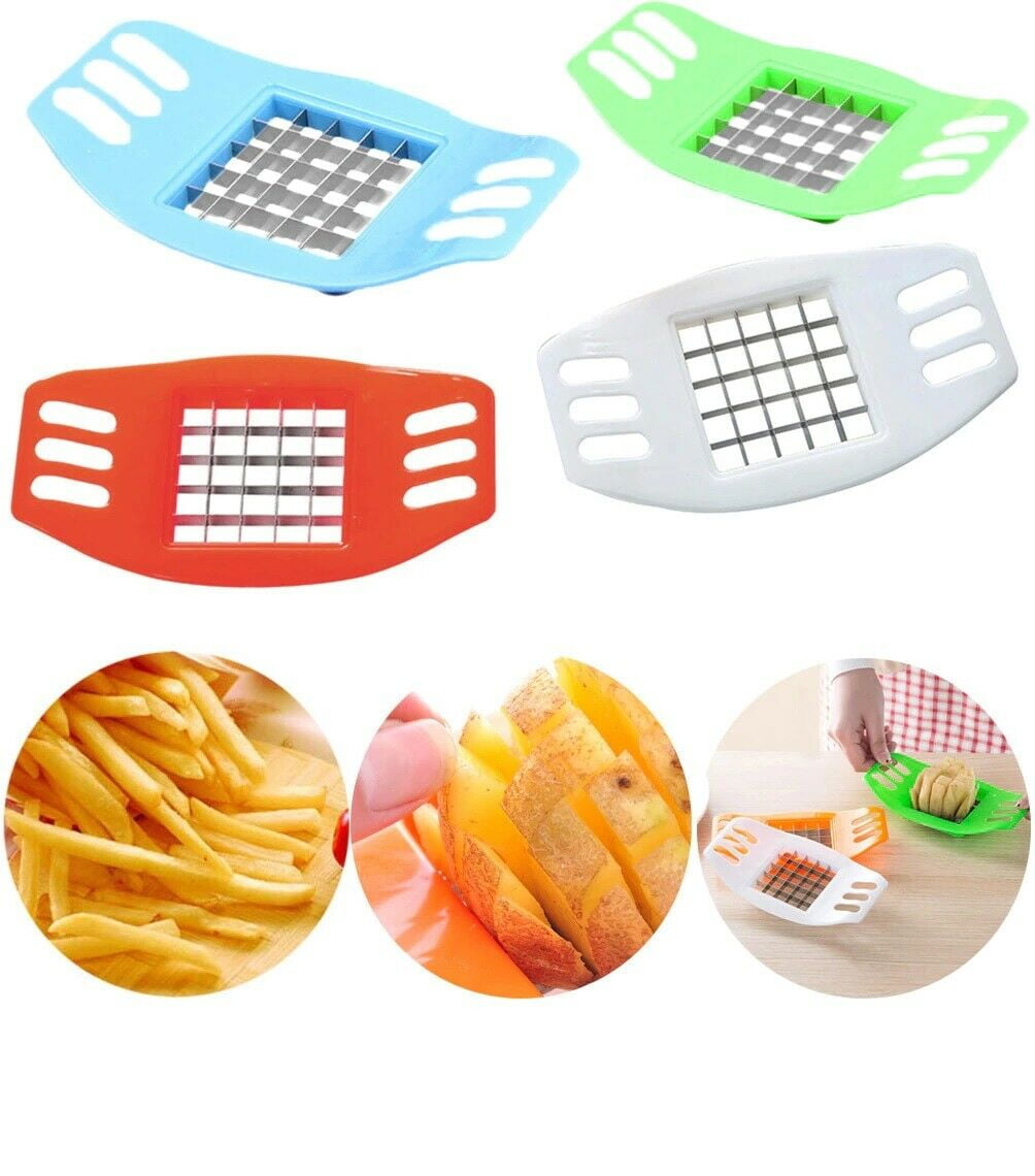 Cheers.US French Fries Chip Cutter Stainless Steel Potato Slicer Blades ...