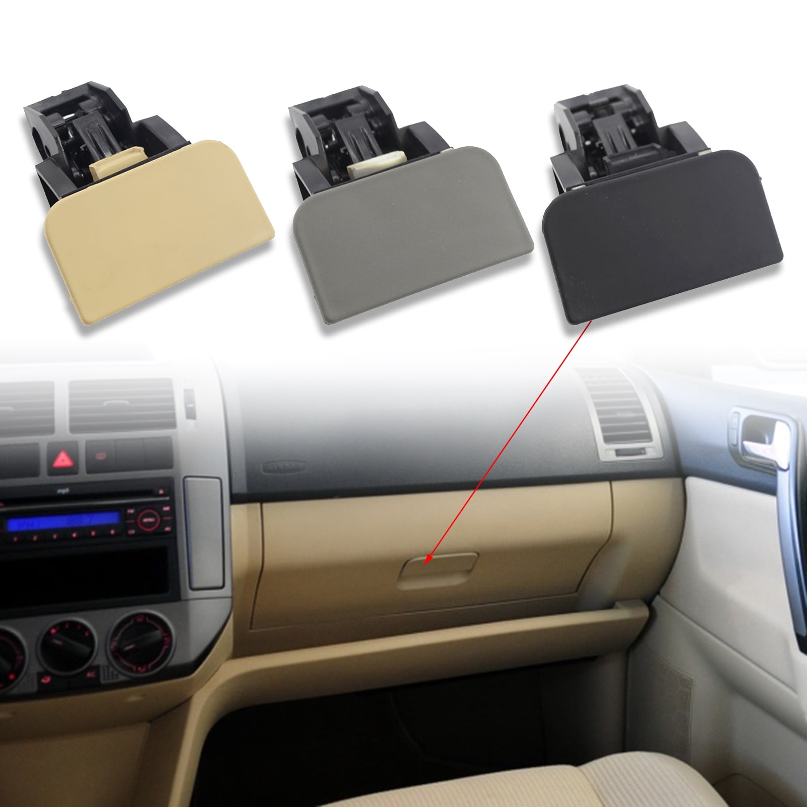 Cheers.US Glovebox Lid and Latch Kit parts ，Glove Box Lock, Car Glove ...