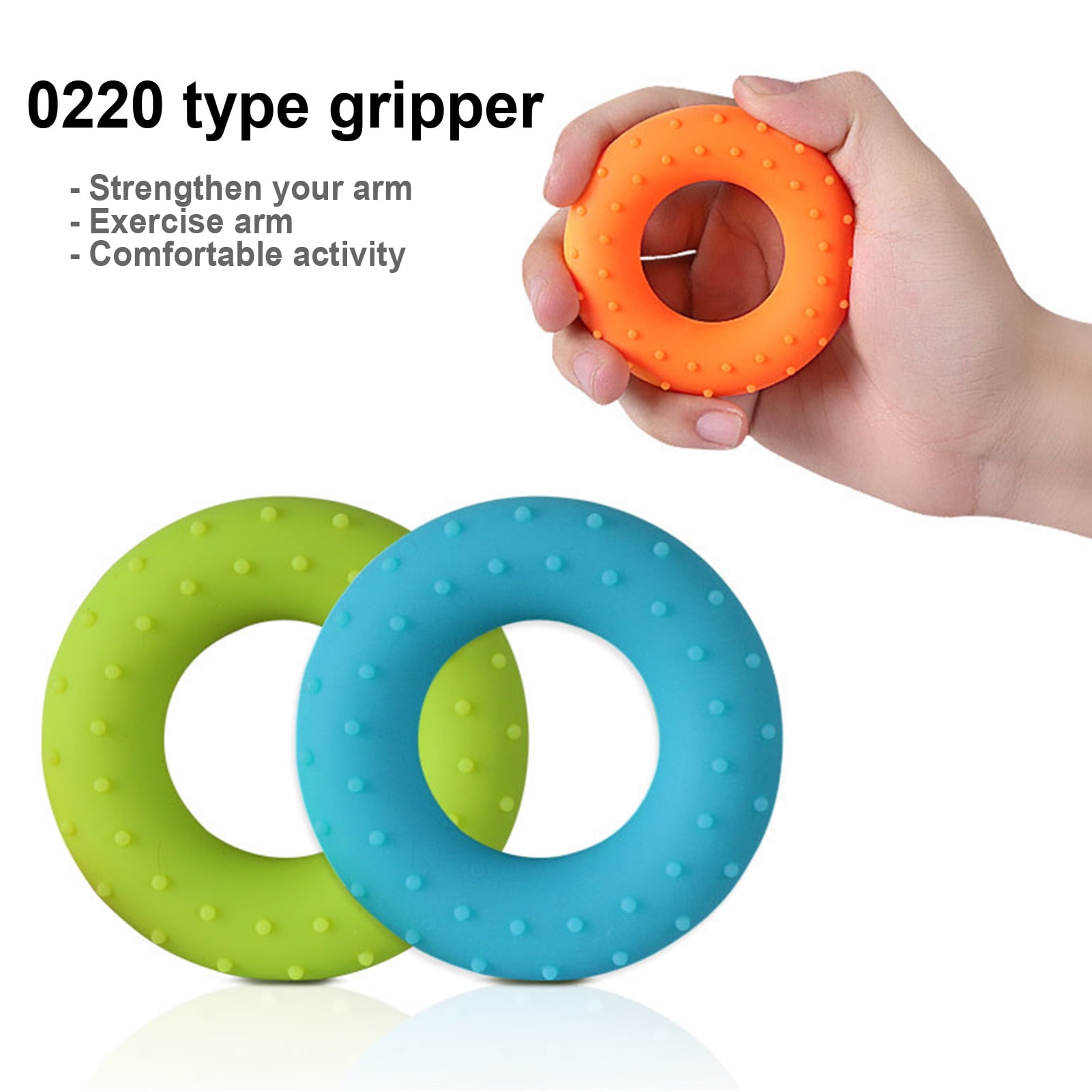 Cheers.US Hand Grip Strengthener A Forearm Wrist & Finger Exerciser ...