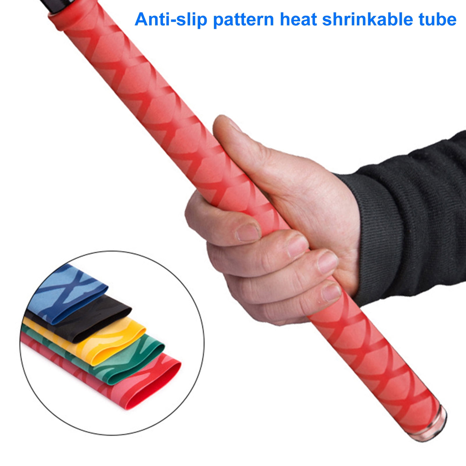 Cheers.US Heat Shrink Sleeve Wrap Fishing Bulding Handle Cork Rod Grip ...