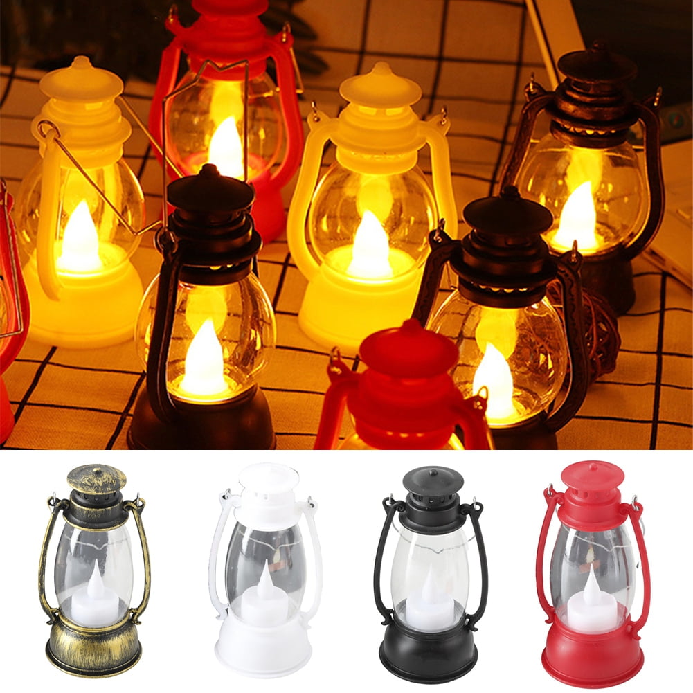 Cheers.US LED Vintage Lantern Flickering Flame, Battery Operated ...