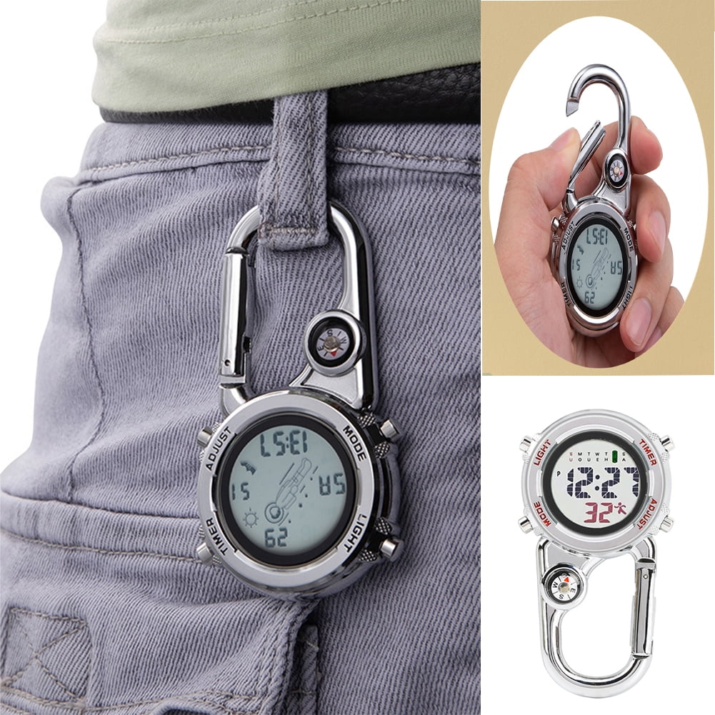 Cheers.US Metal Watch Backpack Belt Waterproof and Shockproof Pocket ...