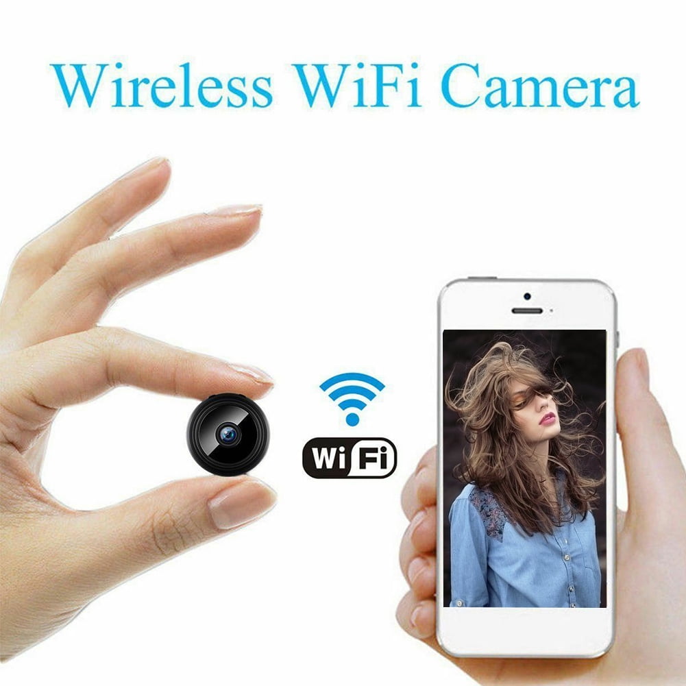 Cheers.US Night Vision 1080P Mini Surveillance Camera, Black - Walmart.com