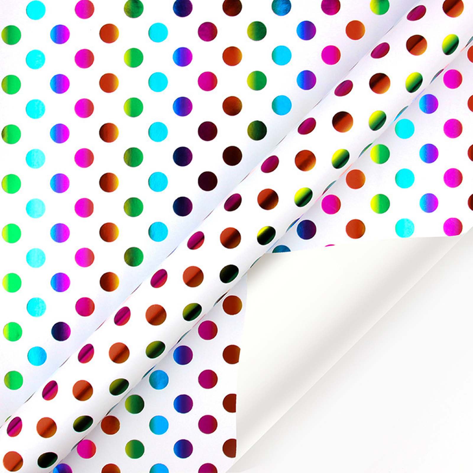 Cheers US All Occasion Wrapping Paper Bundle Solids Polka Dots ...