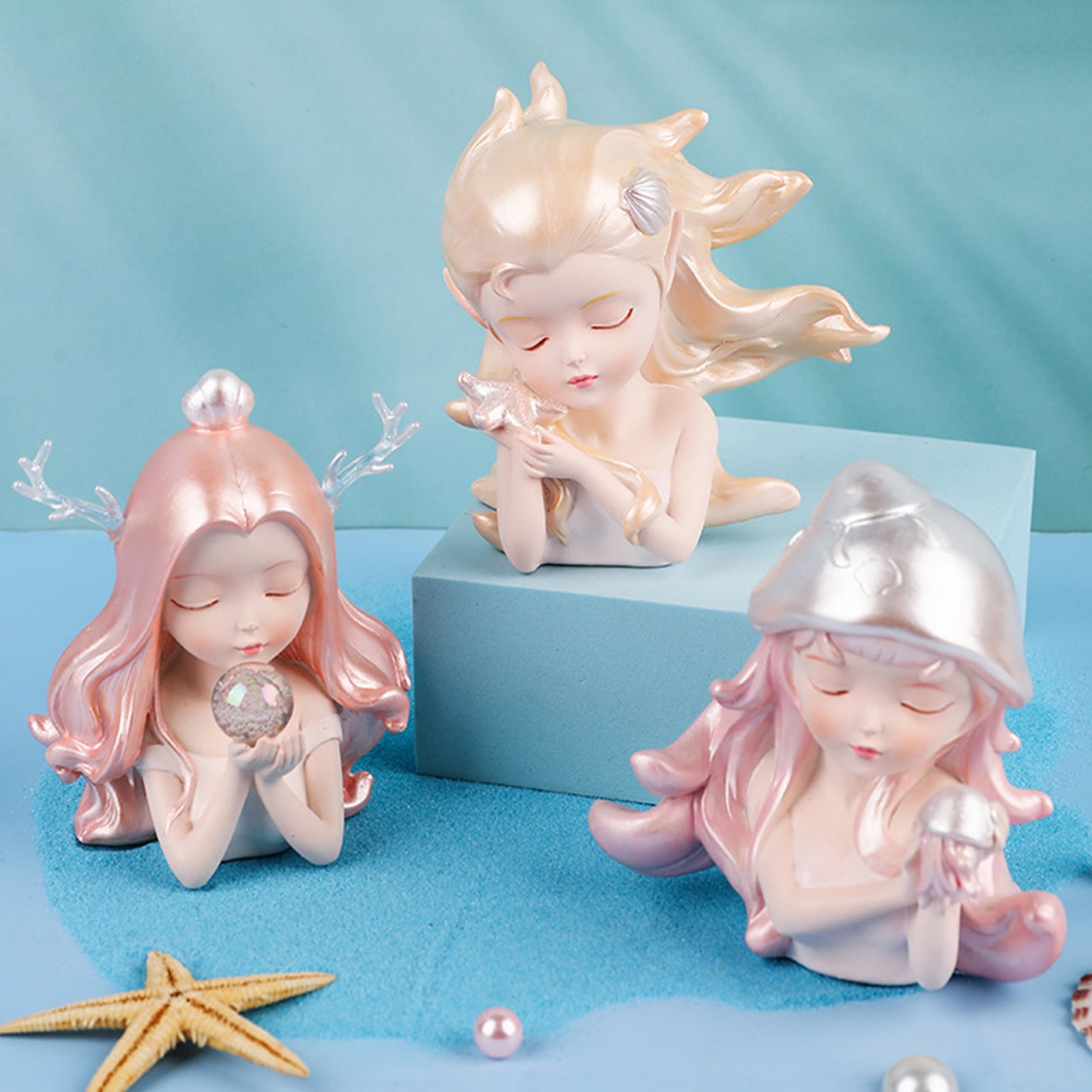 Cheers US Ocean Girl Ornament Unique Fashionable Multi-Purpose Mermaid ...