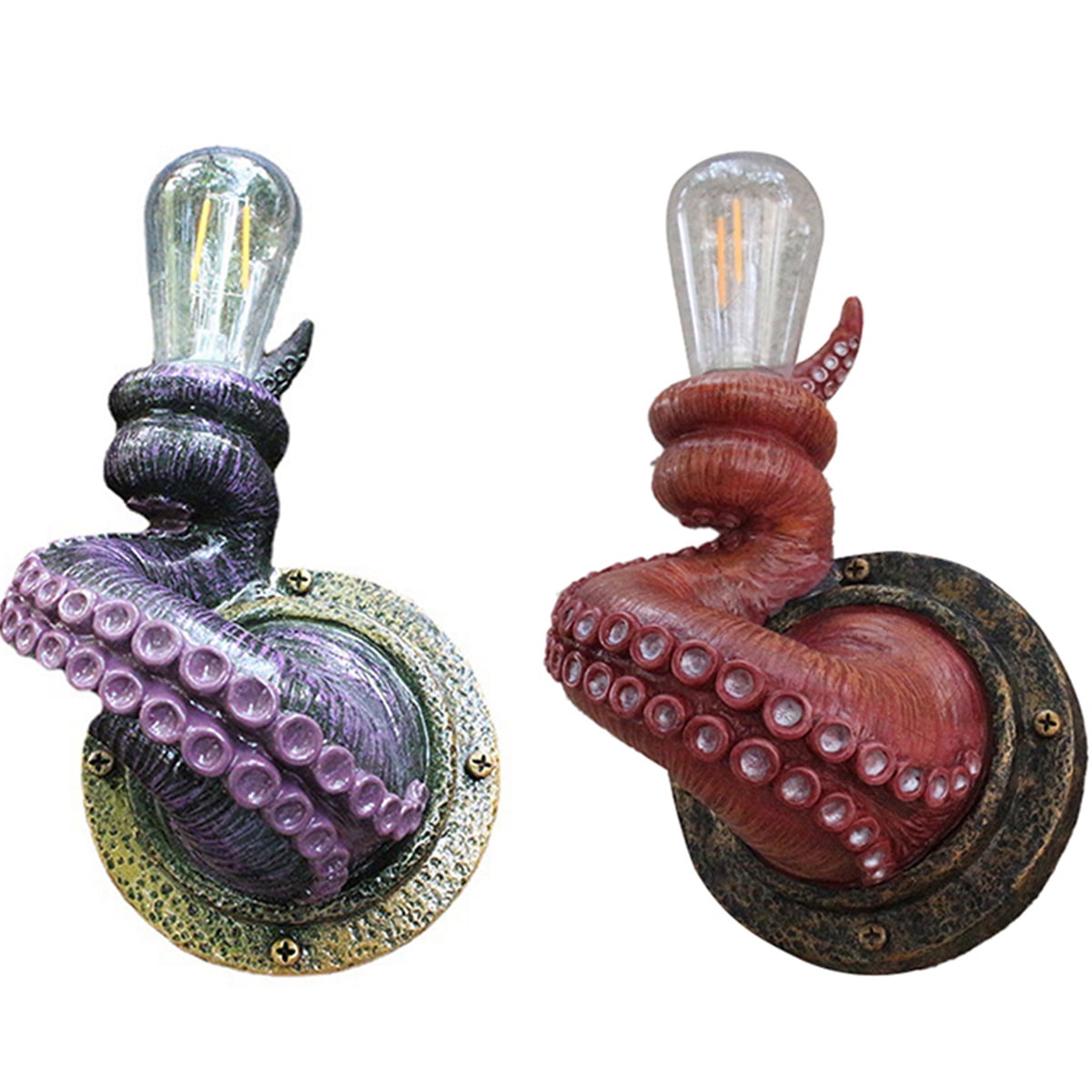 Cheers US Octopus Tentacle Wall Sconce, Resin Octopus Tentacle Wall ...