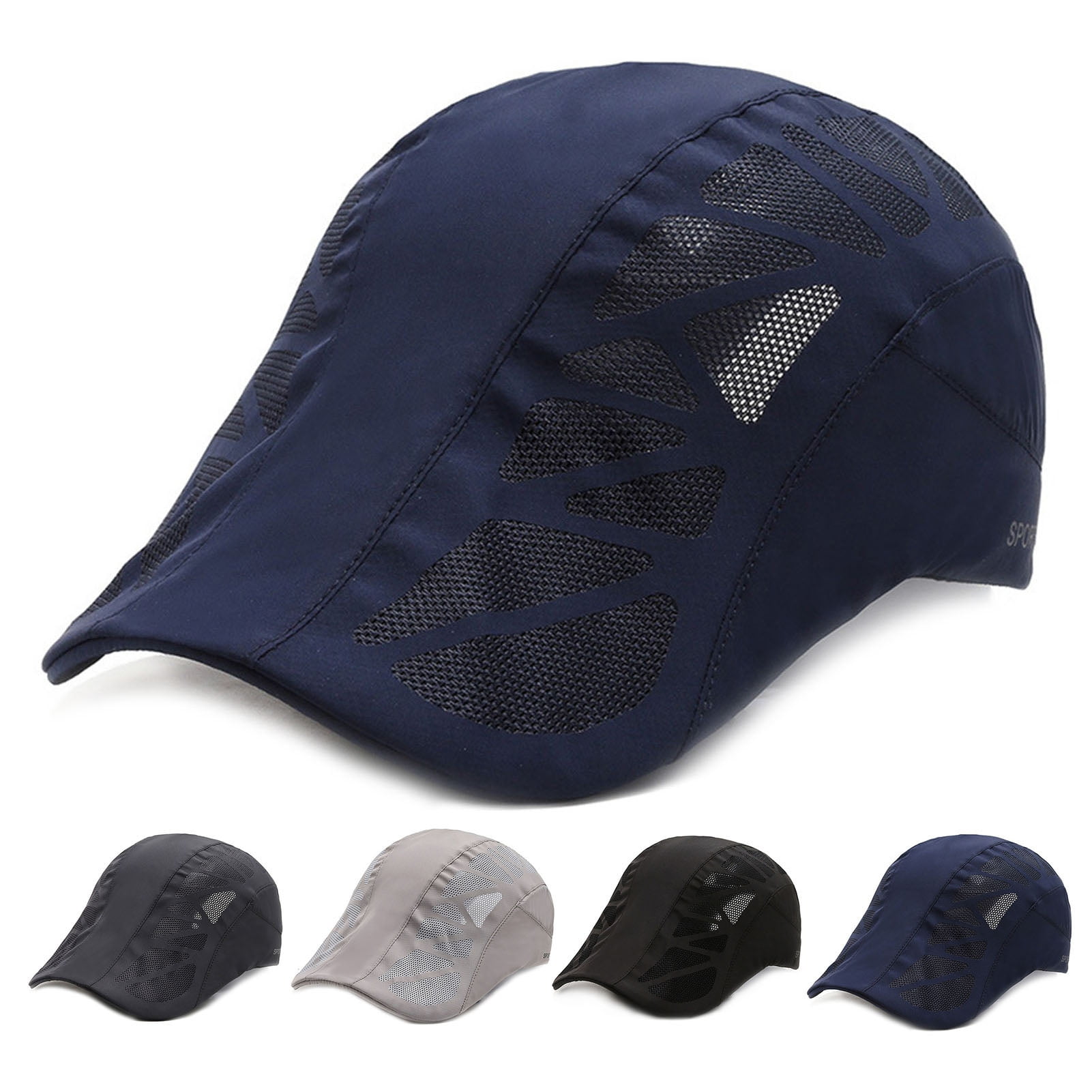 Cheers.US Outdoor Running Hat Unstructured Sports Cap Quick Dry Mesh ...