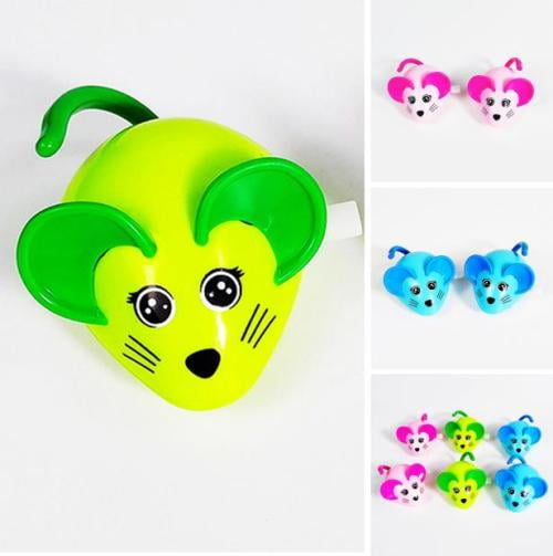Cheers.US Pet Cats Kitten Cute Mouse Shape Clockwork Funny Jumping ...