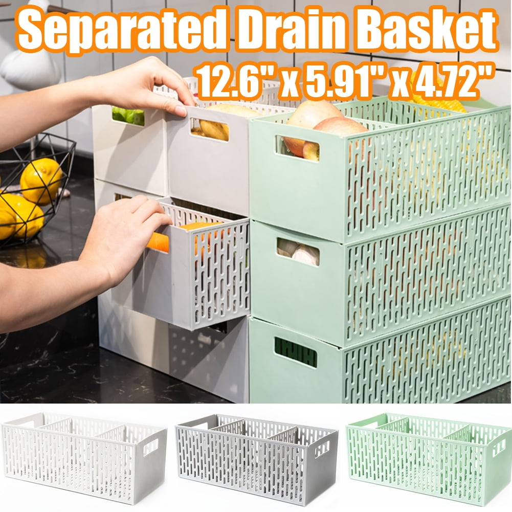 Cheers.US Plastic Stackable Storage Bins for Pantry, Stackable Bins for ...